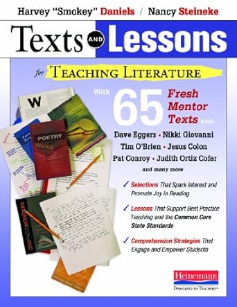 Amazon.com: Texts and Lessons for Teaching Literature: with 65 fresh ...