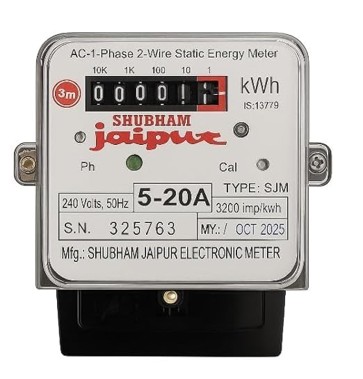 Single Phase Static Energy Meter, 5-20A, 240V 50Hz,Smart Single Phase ...