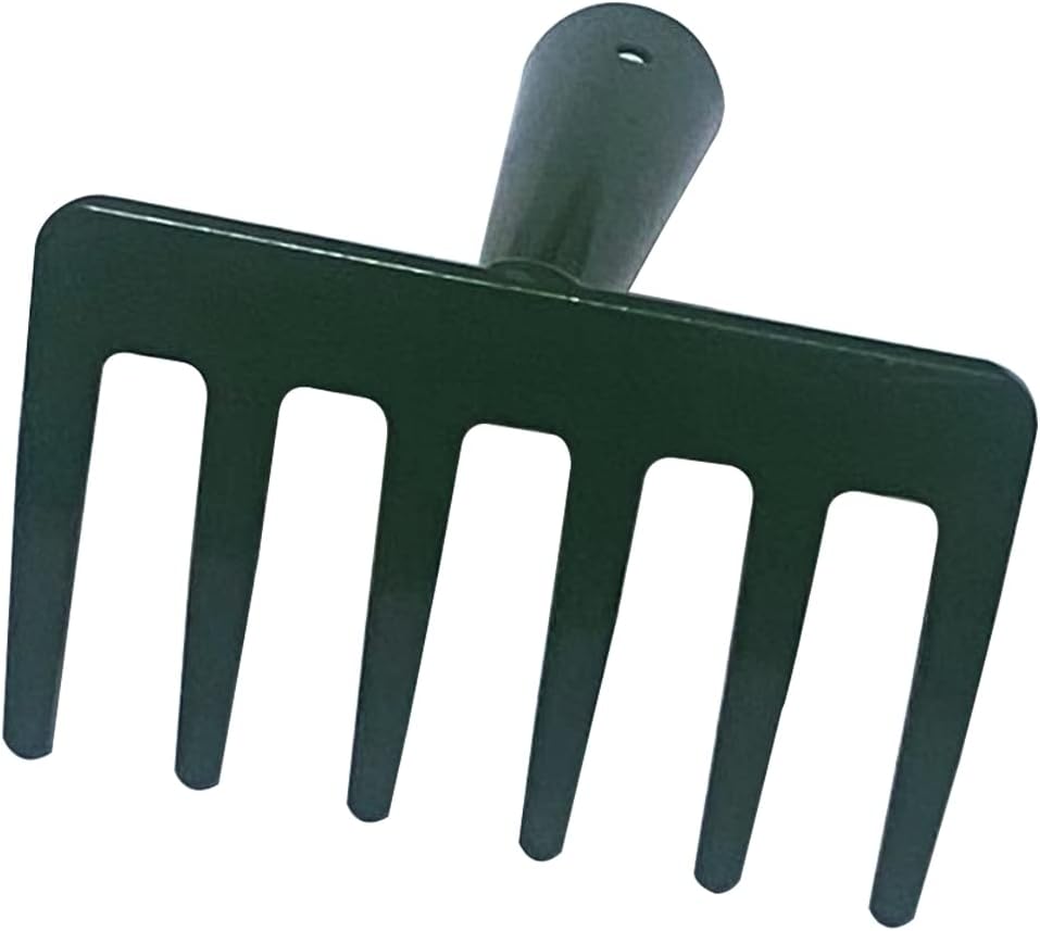 Amazon.com : 6 Teeth Mini Garden Rake Head for Kids Hard Rake Head Only ...