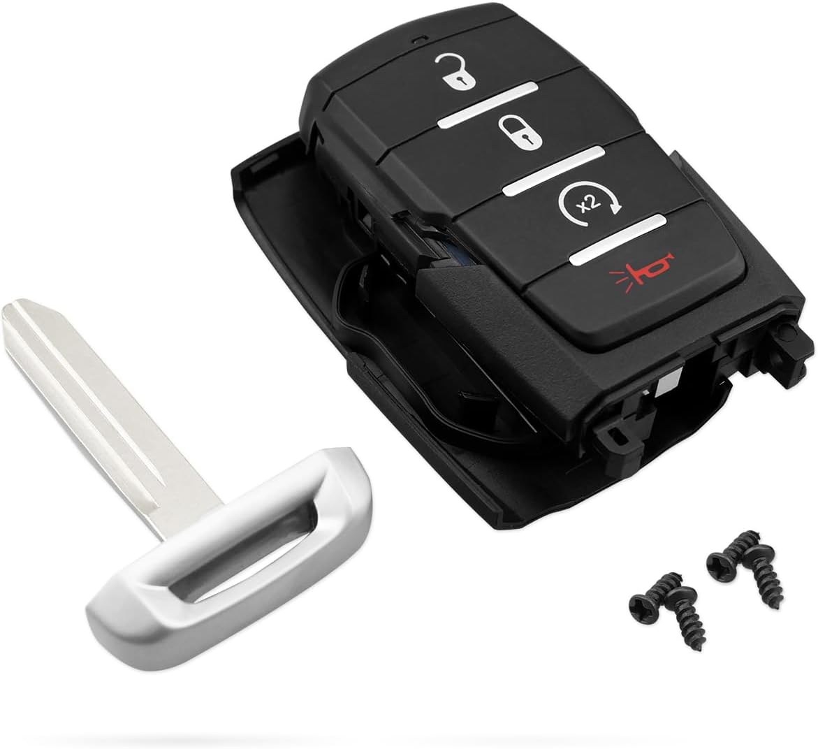 Amazon.com: ANODZU Remote Key Fob Case Shell Replacement Fit for Ram ...