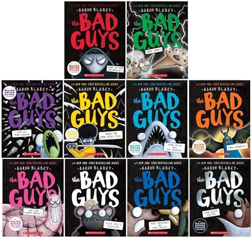 Bad Guys Series 10-Book Collection Set (Books #11–#20) Aaron Blabey ...