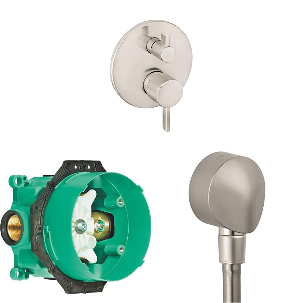 hansgrohe Ecostat Modern Minimalist Pressure Balance Shower Valve Trim ...