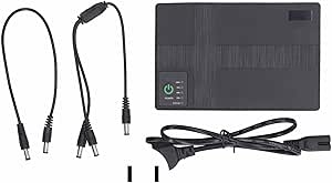 Amazon.com: Mini UPS Battery Backup 10400mAh 5V 9V 12V 2A POE 15V 24V 1A Output Uninterruptible ...