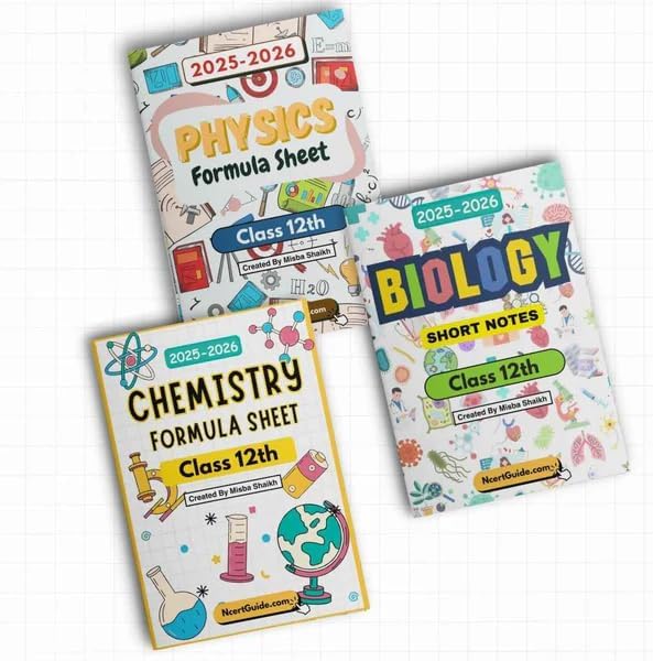 Class 12 PCB Combo 2025–26 | Physics & Chemistry Formula Sheets ...