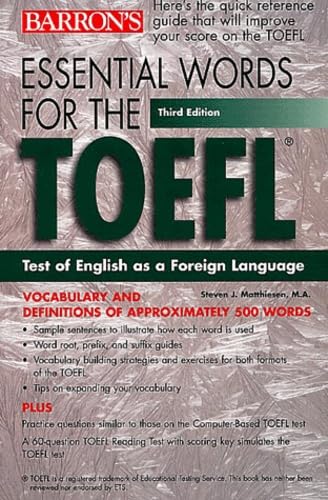 Buy Essential Words for the TOEFL Book Online at Low Prices in India | Essential Words for the ...
