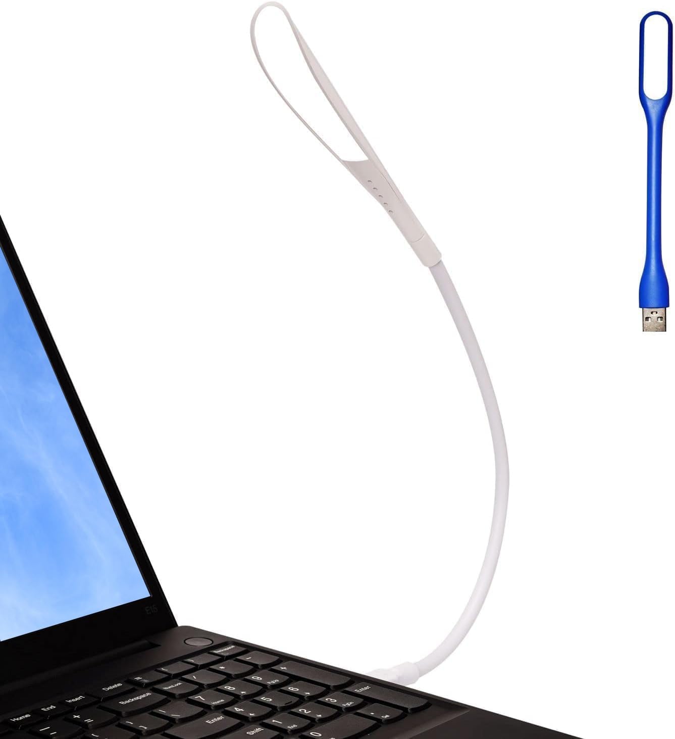 USB Keyboard Light - Daffodil ULT05-8 LED Bulbs with Flexible Gooseneck ...