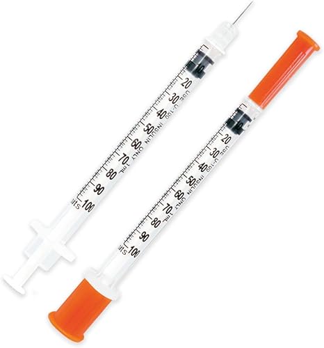 Amazon.com: GLUCO-CARE 1 ml/cc Syringes 29G x 1/2’’ (12.7mm), 100/box ...