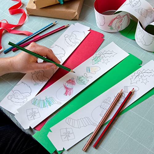 Talking Tables Make Your Own Christmas Paper Chain Decorations-Pack of ...