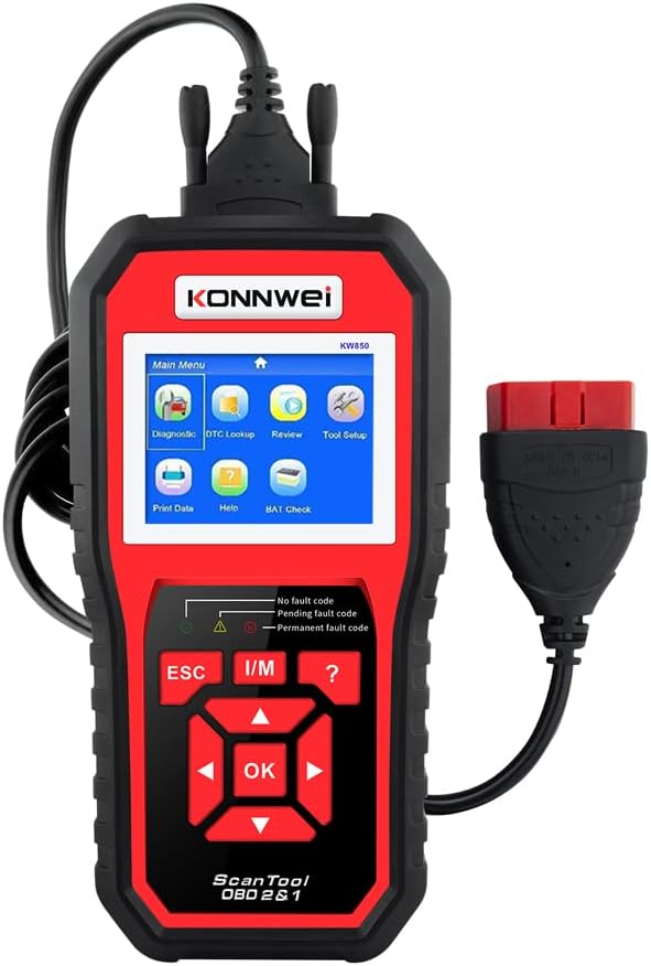 KONNWEI KW850 OBD II Scanner: Reliable Diagnostic Nepal | Ubuy