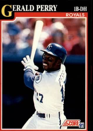 Amazon.com: 1991 Score Baseball Card #286 Gerald Perry : Collectibles ...