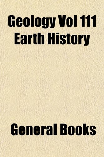 Geology Vol 111 Earth History : Amazon.in: Books