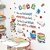 Amazon.com: decalmile Reading Books Wall Decals Inspirational Quotes ...