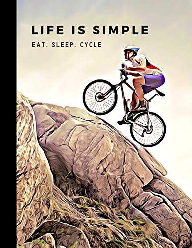 Cycling Notebook: Bike Journal and Notebook for Cyclists. Lined Blank ...