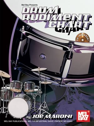 Mel Bay Drum Rudiment Chart (Chart and DVD): 0796279105187: Amazon.com ...