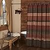 Amazon.com: VHC Brands Beckham Shower Curtain 72x72 Country Rustic ...