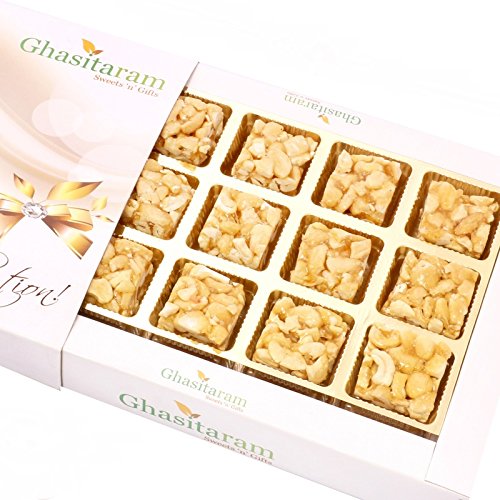 Amazon.com : Ghasitaram Gifts Indian Sweets - Sweets- Roasted Cashew ...