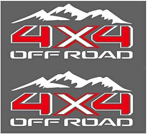 Amazon.com - 4X4 Off Road Sport with Mountain Pattern Decal Stickers ...