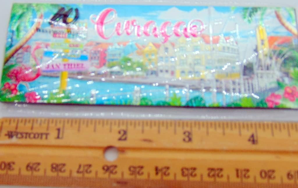 Curaçao Magnet Souvenir Retro Vacation Memory Frigorífico Curazao ...