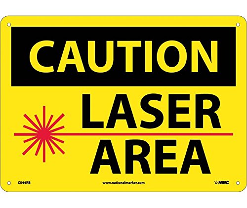 Caution Laser Area Sign: Amazon.com: Industrial & Scientific