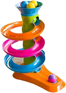 Amazon.com: Fat Brain Toys FA178-1 Marble Run Multi-Coloured : Toys & Games