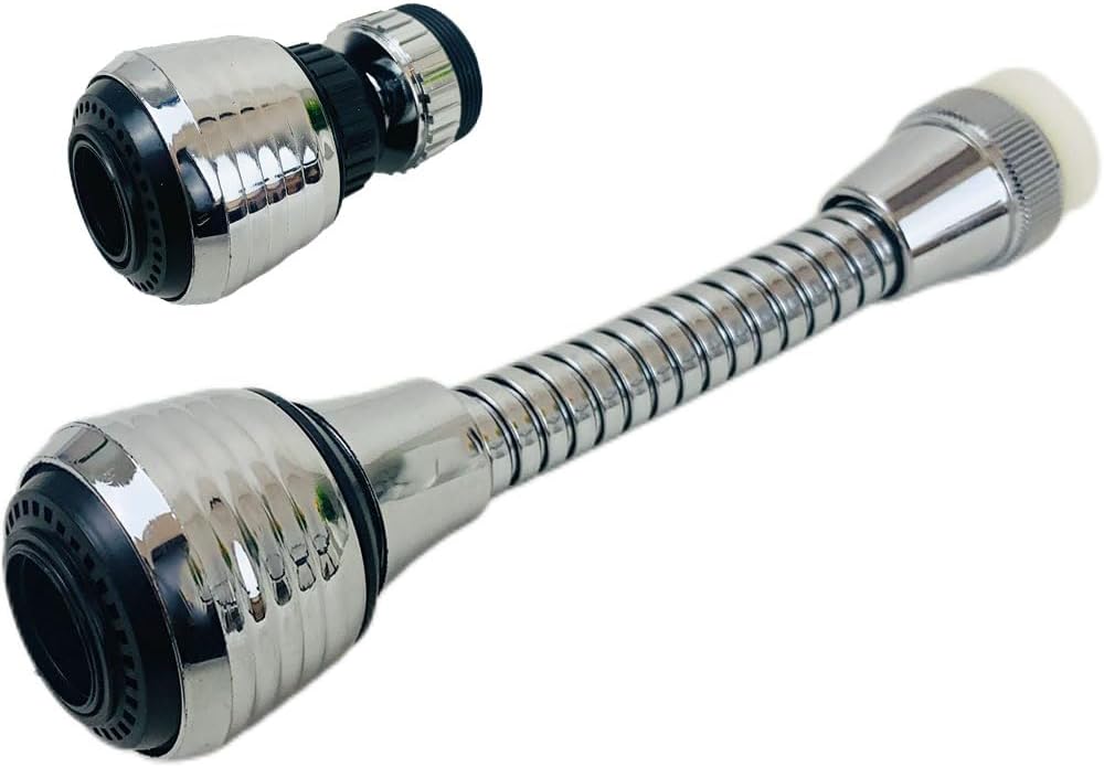 Yenux 2 Pack Sink 360 Swivel Water Tap Saving Diffuser for Kitchen ...