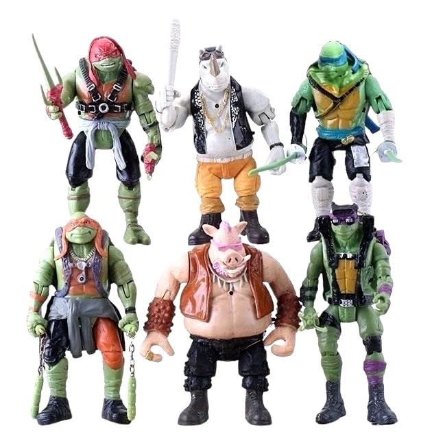 Buy KENMA Teenage Mutant Ninja Turtle 13 CM Action Figure 6pcs PVC Weeb ...