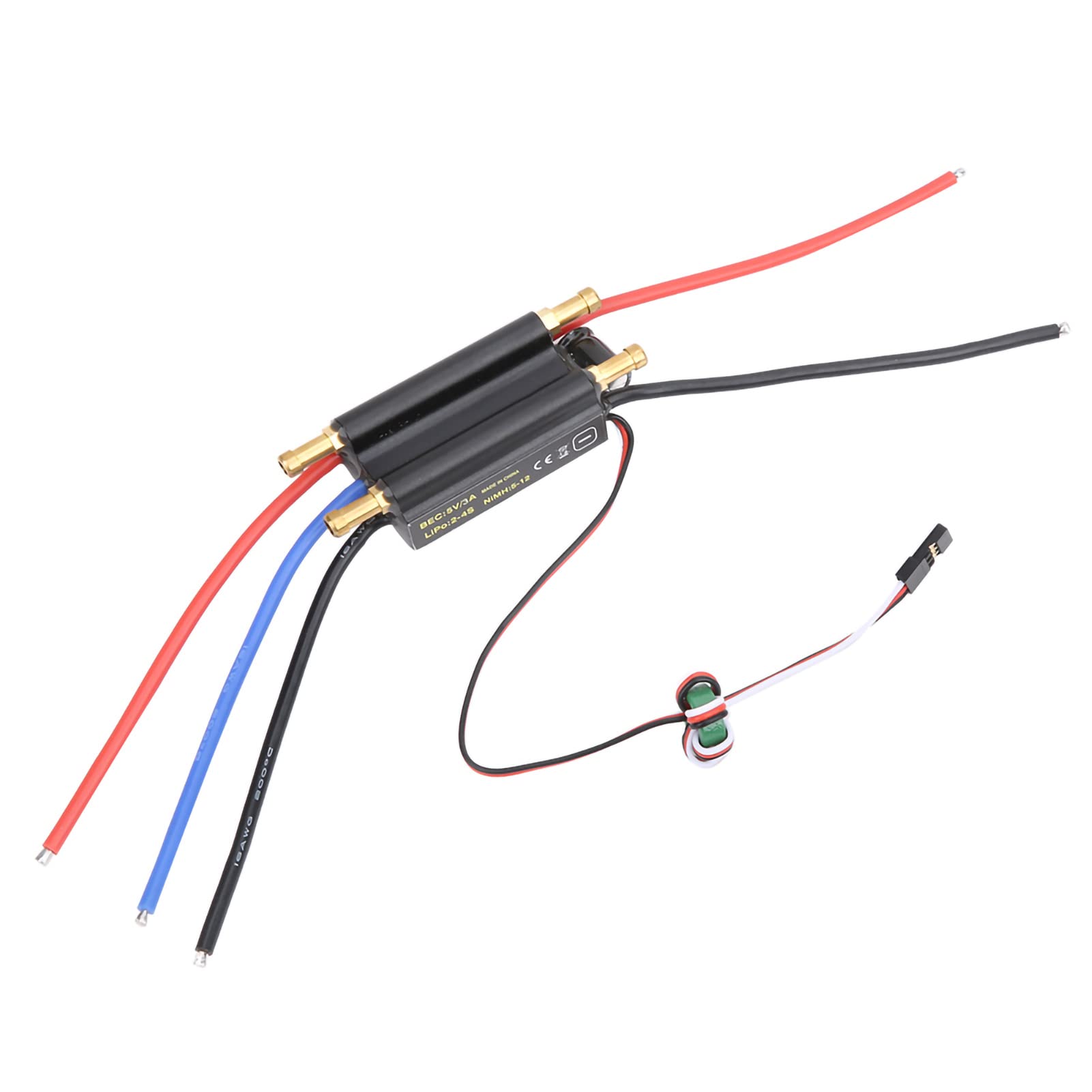 Ep-40m Marine Water Cooled Waterproof Esc Marine Esc 15122 30a Rc Boat ...