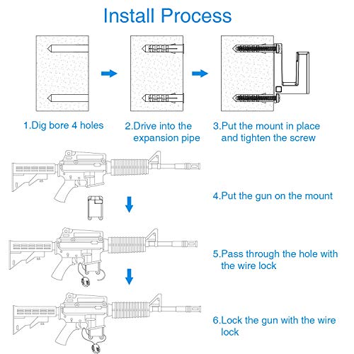 Snapklik.com : AR-15 Wall Mount