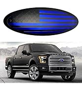 Amazon.com: Yojunauto 9 Inch Front Grille Rear Tailgate American Flag ...