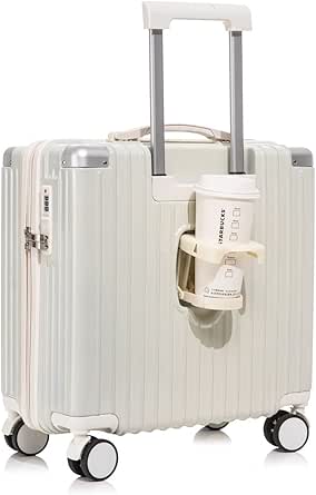 Amazon | [Deerou] スーツケース キャリーバッグ キャリーケース 機内持込 超軽量 大型 静音 ダブルキャスター 耐衝撃 360度回転 TSAローク搭載 ファスナー式 旅行 ...