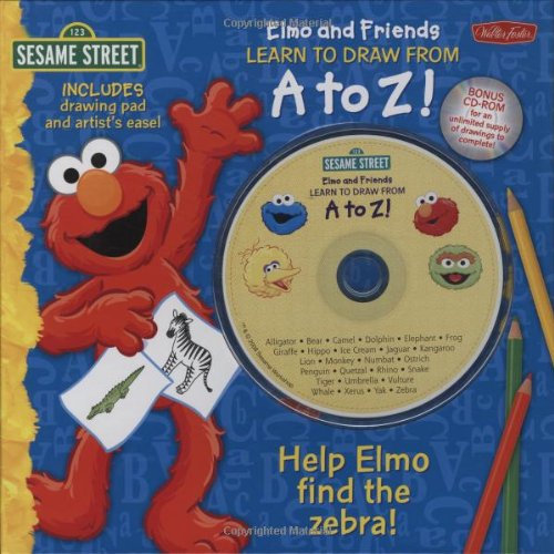 Sesame Street's Elmo and Friends Learn to Draw from a to Z!: Help Elmo ...