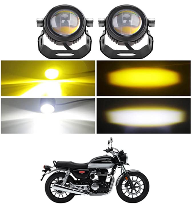 RKPSP Mini LED Driving Fog Lights,Amber and White Projector High Low ...