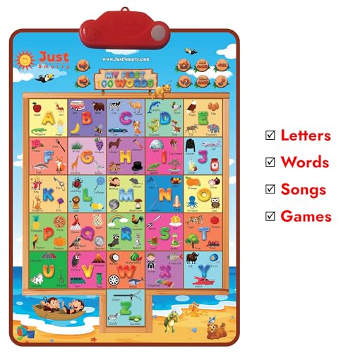 Buy Just Smarty Interactive First 100 Words Learning Toys for 2 Year ...