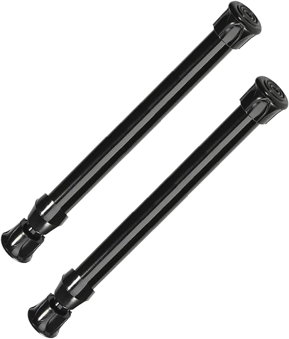 Amazon.com: 2 Pack Small Tension Rods 7 in to 11 Curtain Rods in ...