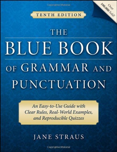 The Blue Book of Grammar and Punctuation 10th (tenth) edition Text Only ...