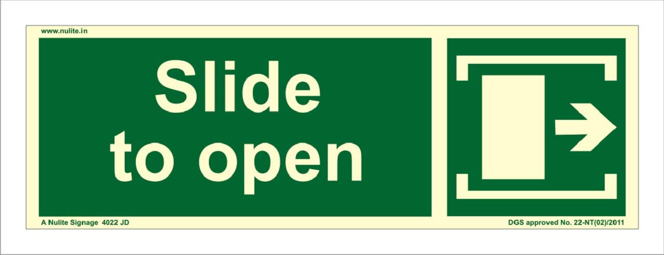 Slide to open Right arrow vinyl Nulite 4022 JD Glow In Dark : Amazon.in ...