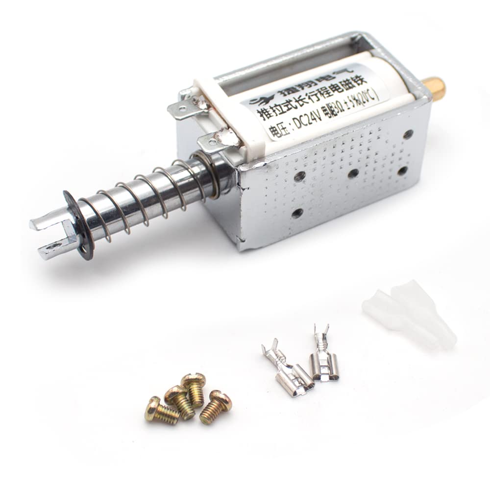 Amazon.com: 60MM Long Stroke Electromagnet Thrust 15KG Push-Pull ...