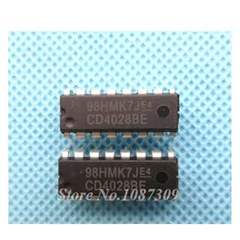 10pcs CD4028BE CD4028 HEF4028BP DIP-16 Encoders Decoders Multiplexers ...
