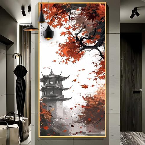 Malen Nach Zahlen Erwachsene Groß 30x60cm， Malen Nach Zahlen Herbst ...