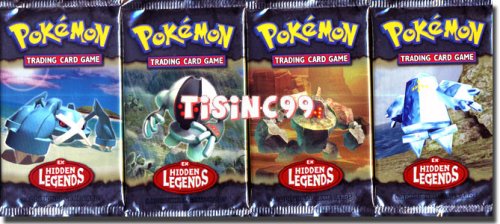 Pokemon-e TCG: EX Hidden Legends Blistered Booster Pack: 0045496840228 ...