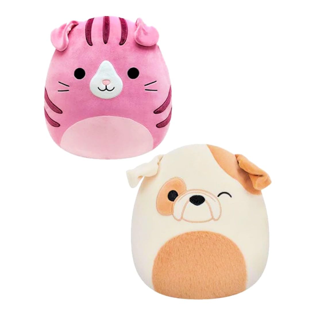 Amazon.com: Squishmallows 8"" Flip-A-Mallow Brock The Bulldog and ...