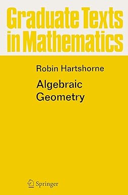 Amazon.com: Algebraic Geometry (Graduate Texts in Mathematics, 52 ...