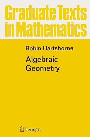 Amazon.com: Algebraic Geometry (Graduate Texts in Mathematics, 52): 9780387902449: Hartshorne ...