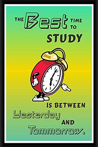 Green Panda®- The Best Time to study us between Poster Multicolour ...