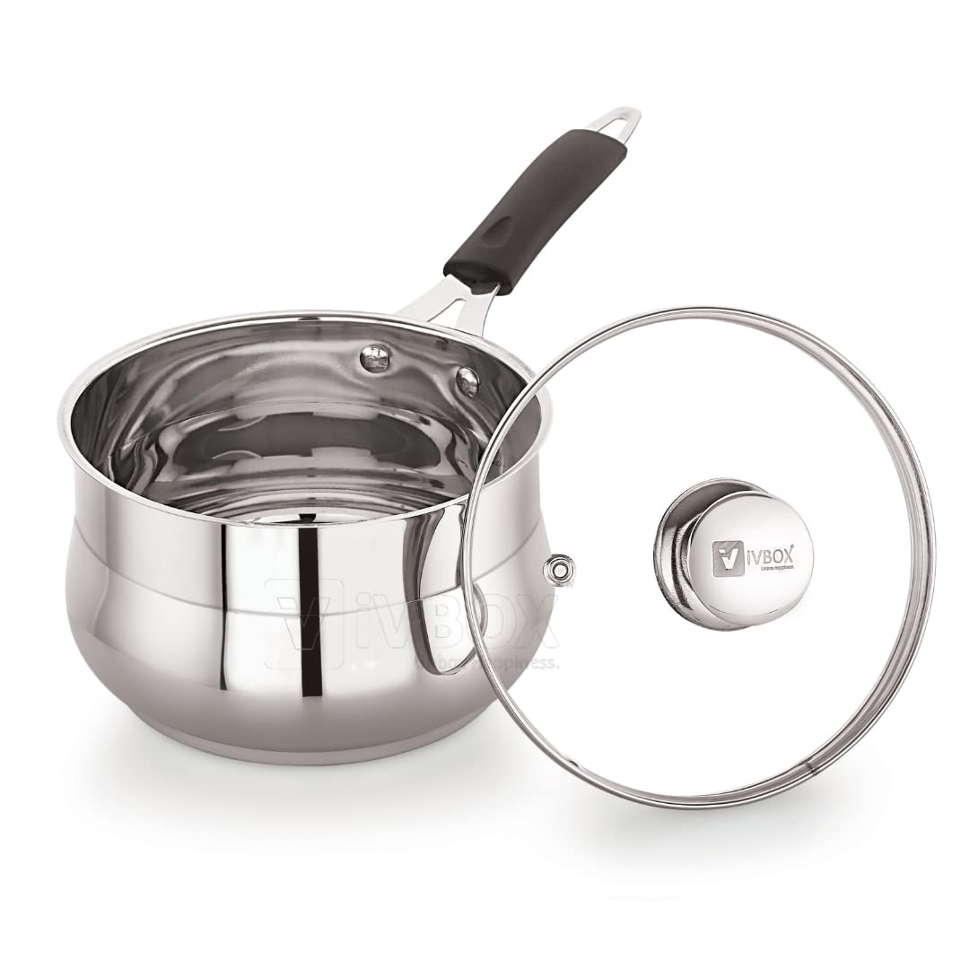 Buy iVBOX Steel-Pro 2.2 LTR Multi T-Pan for Saucepan, Tea and Milk Pot ...