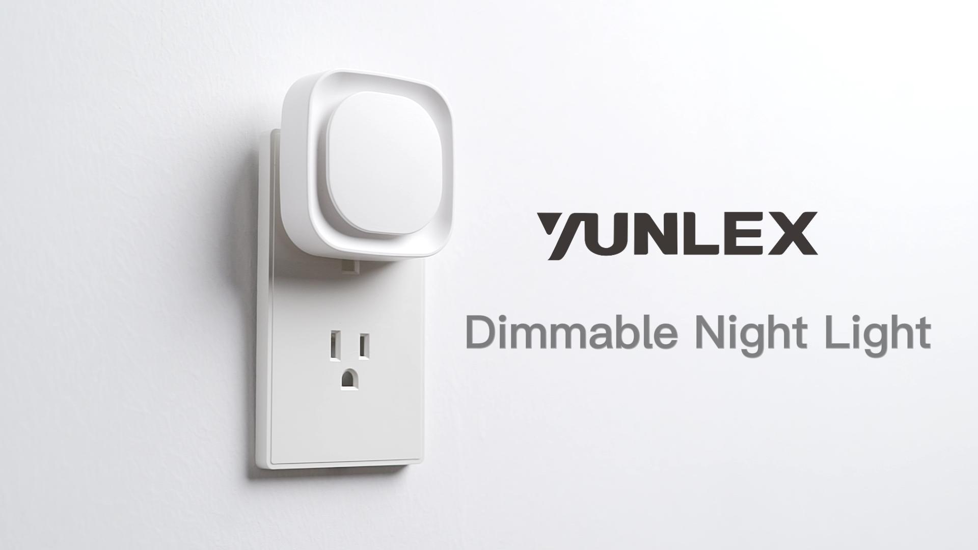 Watch YUNLEX Dimmable Plug-in Night Light NLS21DDW on Amazon Live