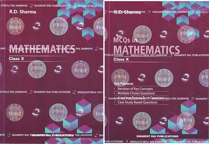 RD SHARMA 10th CLASS MATHEMATICS WITH MCQs BOOK NEW 2024-25 EDITION SET ...