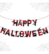 Amazon.com: KatchOn, Scary Happy Halloween Banners - XtraLarge 72x44 ...