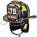 TheFireStore Cairns Black N5A New Yorker Fire Helmet Leather Non-NFPA ...
