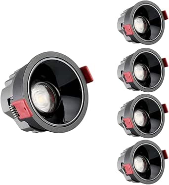 WLBHWL 5 Pack LED Recessed Downlight 3 Inch, High Brightness Ceiling ...